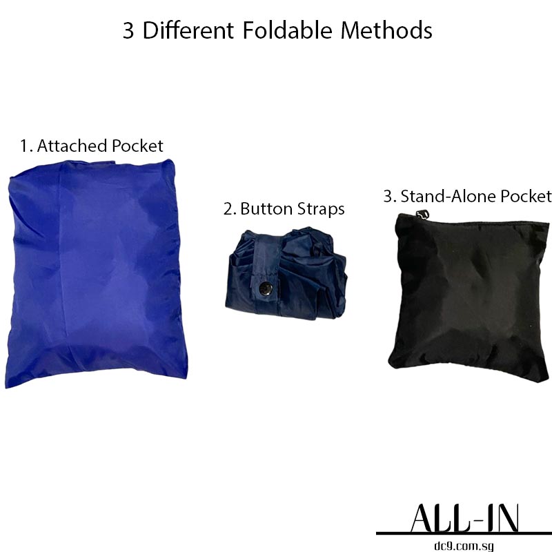 FSB-03: ALL-IN 190T Polyester Shopping Bags – Custom Foldable Shopping ...